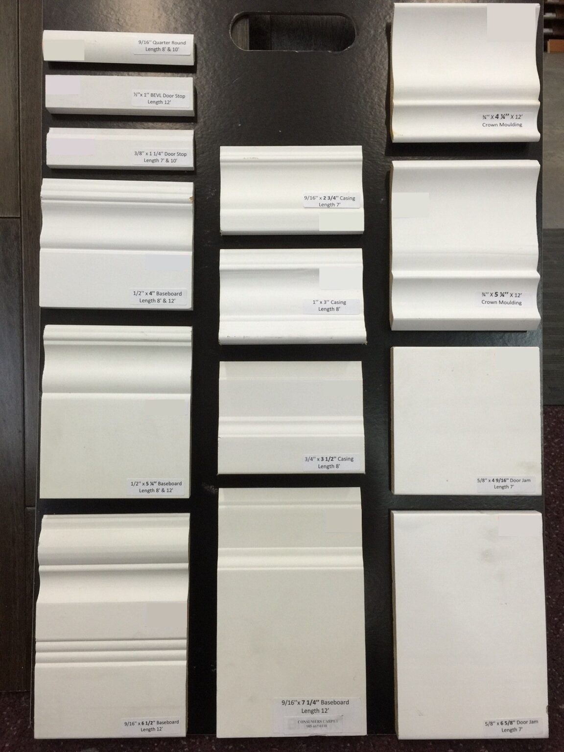 Shaker Doors Baseboards and Mouldings store in Toronto